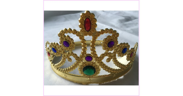 Tiara Plastic Gold Gems Wholesale Theme Party Products and Décorations ...